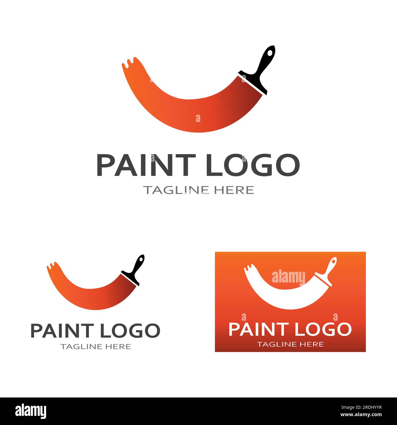 Paint Logo vector icon illustration Stock Vector Image & Art - Alamy