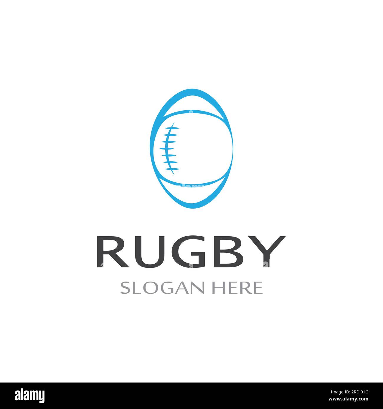 Rugby ball logo. Using vector illustration design concept.Can be used ...