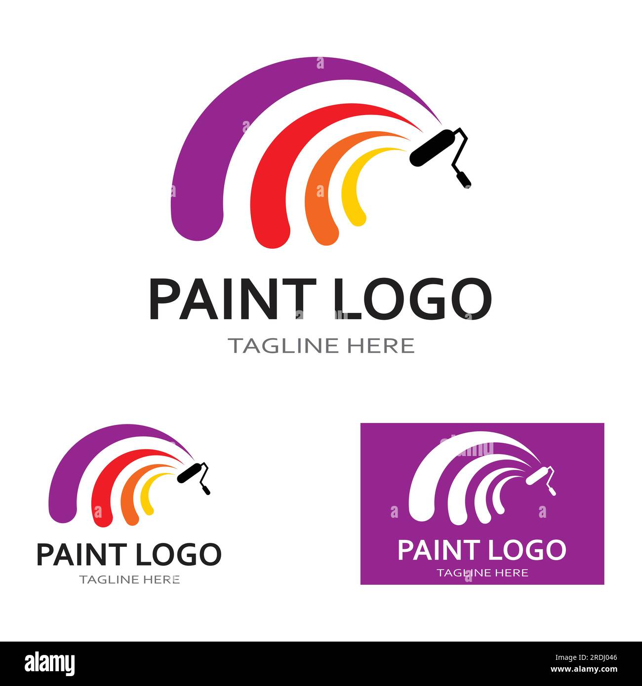 Paint Logo vector icon illustration Stock Vector Image & Art - Alamy