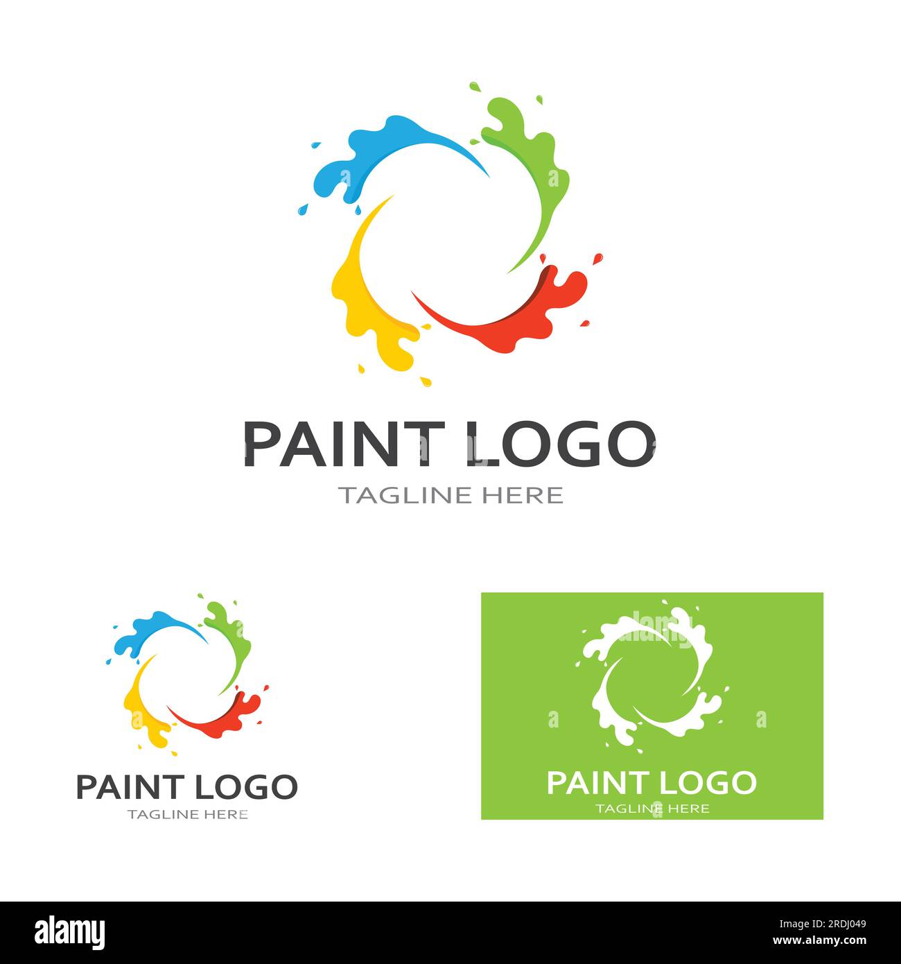 Paint Logo vector icon illustration Stock Vector Image & Art - Alamy