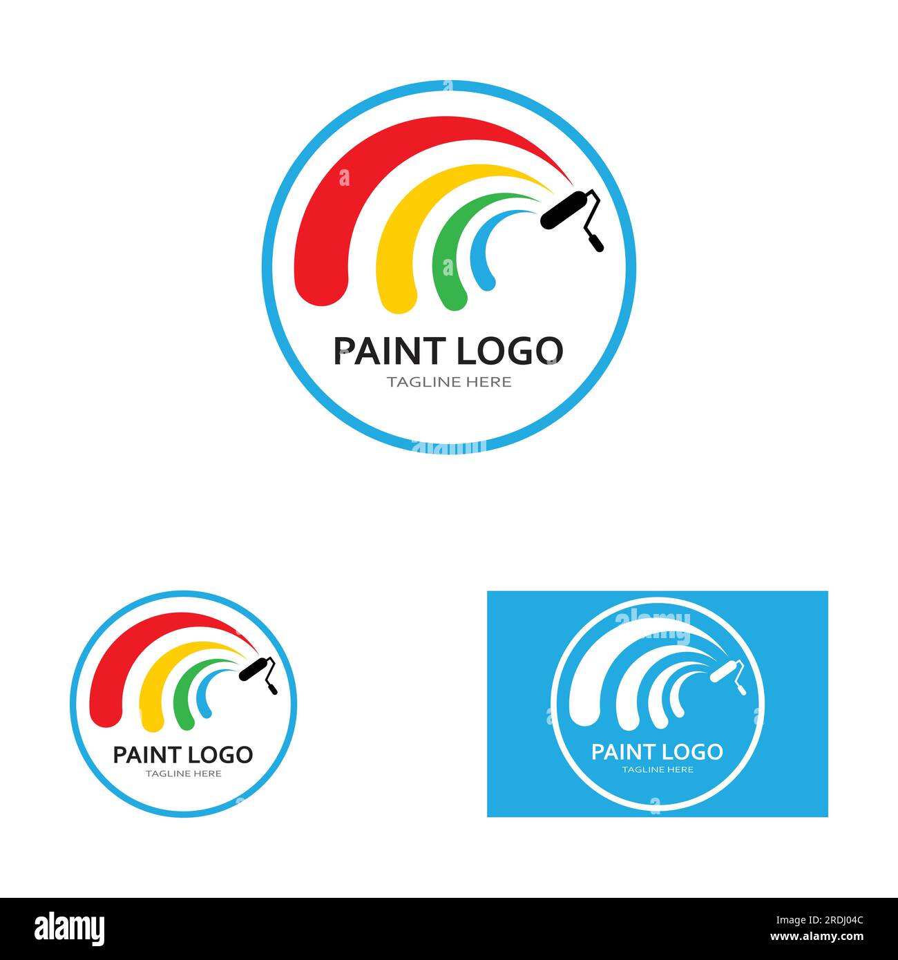 Paint Logo vector icon illustration Stock Vector Image & Art - Alamy