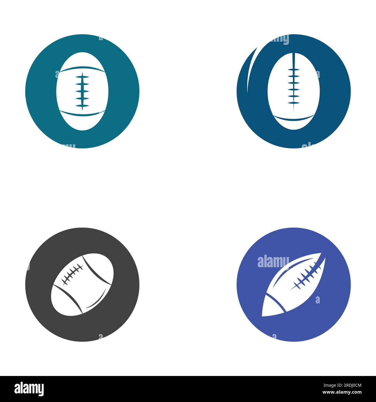 Rugby ball logo. Using vector illustration design concept.Can be used ...