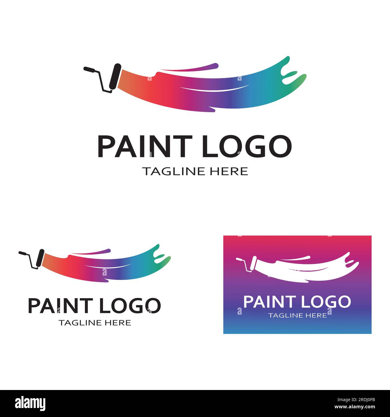Paint Logo vector icon illustration Stock Vector Image & Art - Alamy