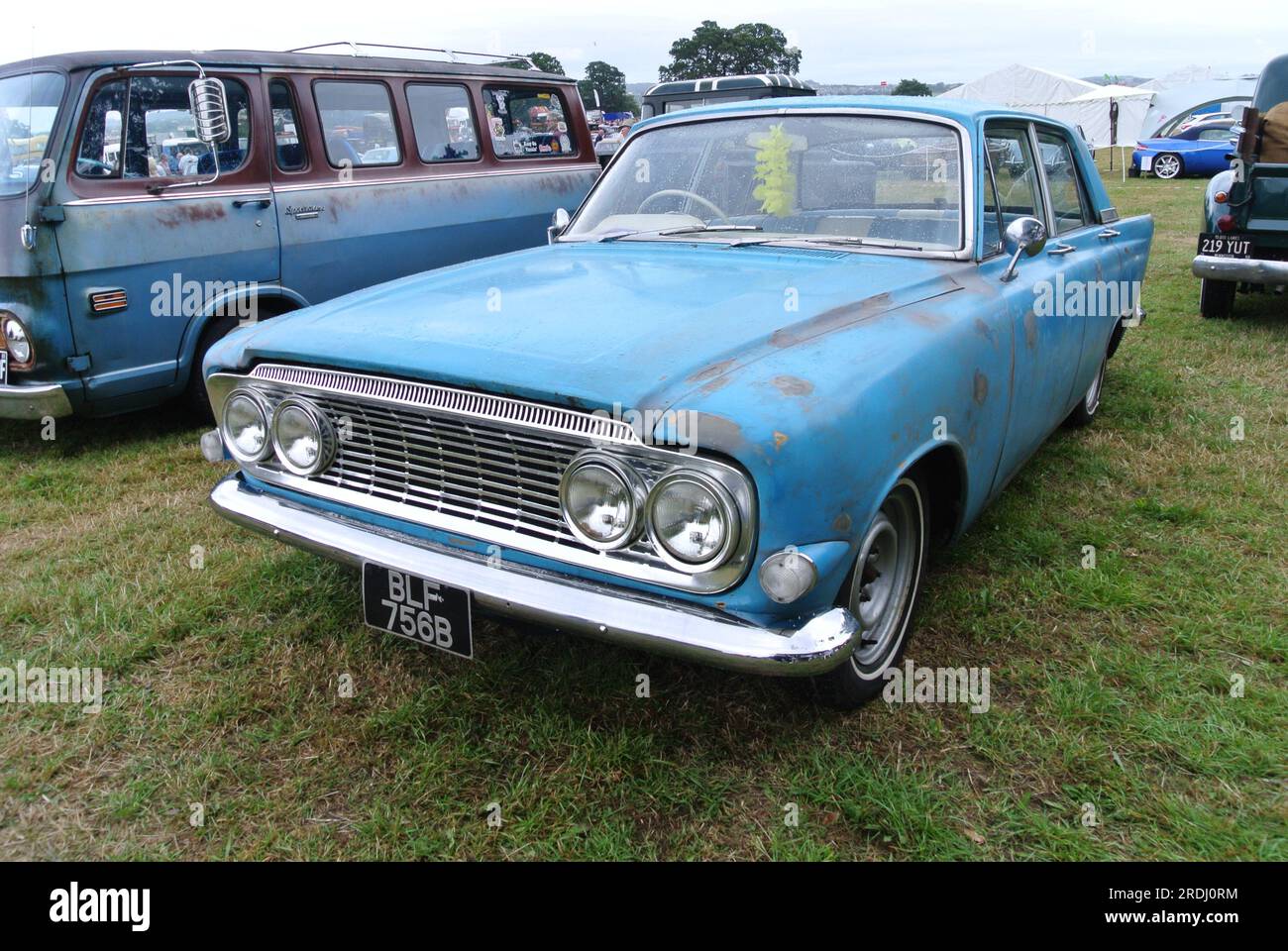 A 1964 Ford Zephyr parked on display at the 48th Historic Vehicle ...