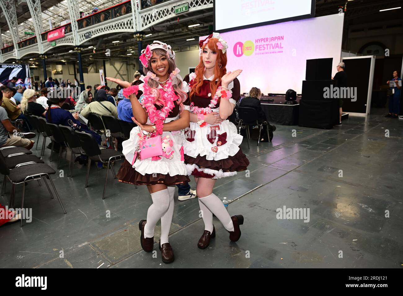London, UK. 22nd July, 2023. Maids of England performs at HYPER JAPAN ...