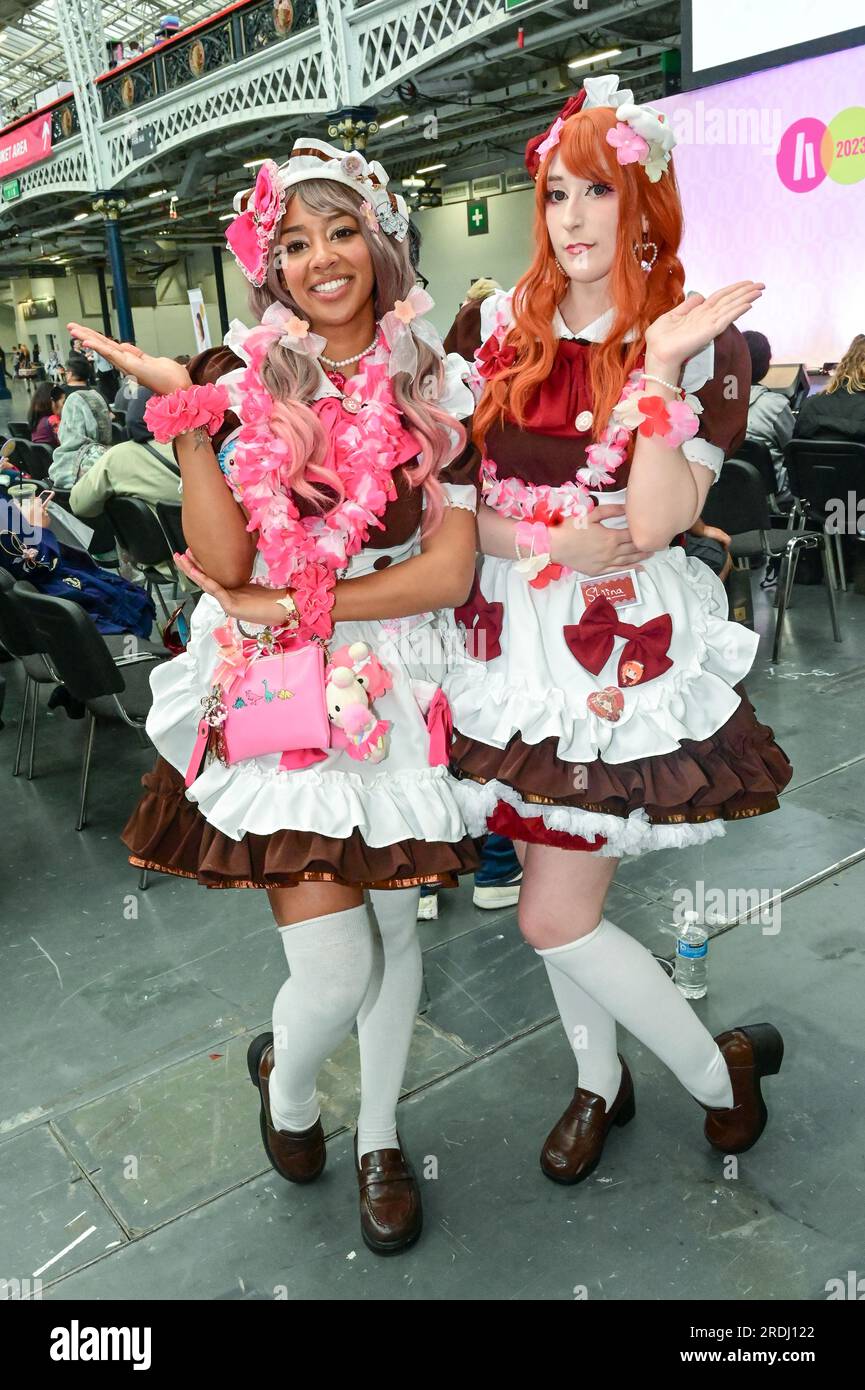 London, UK. 22nd July, 2023. Maids of England performs at HYPER JAPAN ...