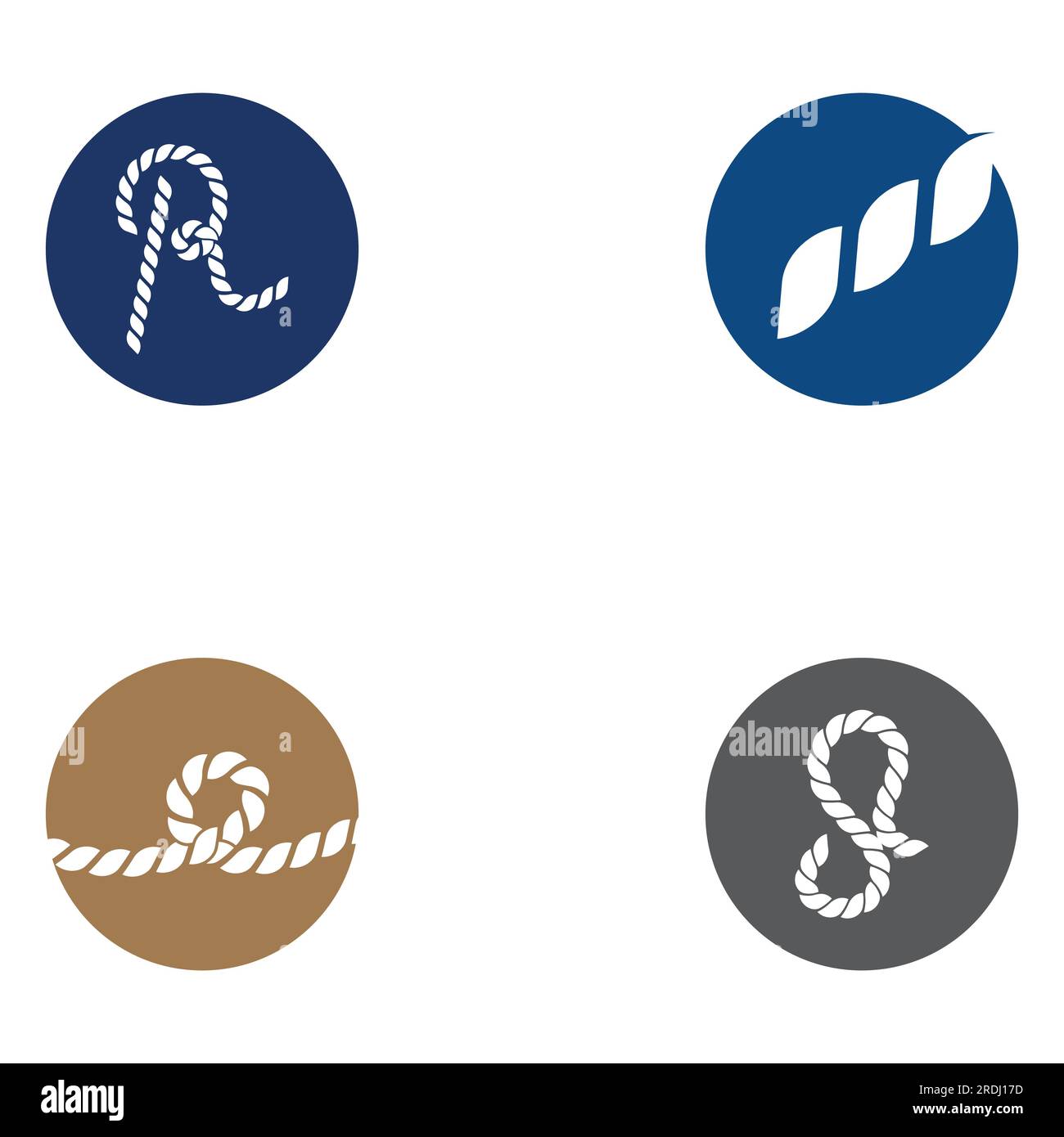 Rope logo using vector design Stock Vector Image & Art - Alamy