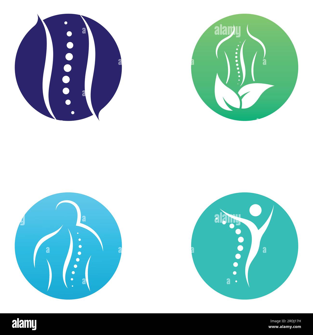 Spinal diagnostics, spine care and spine health.With modern vector icon ...