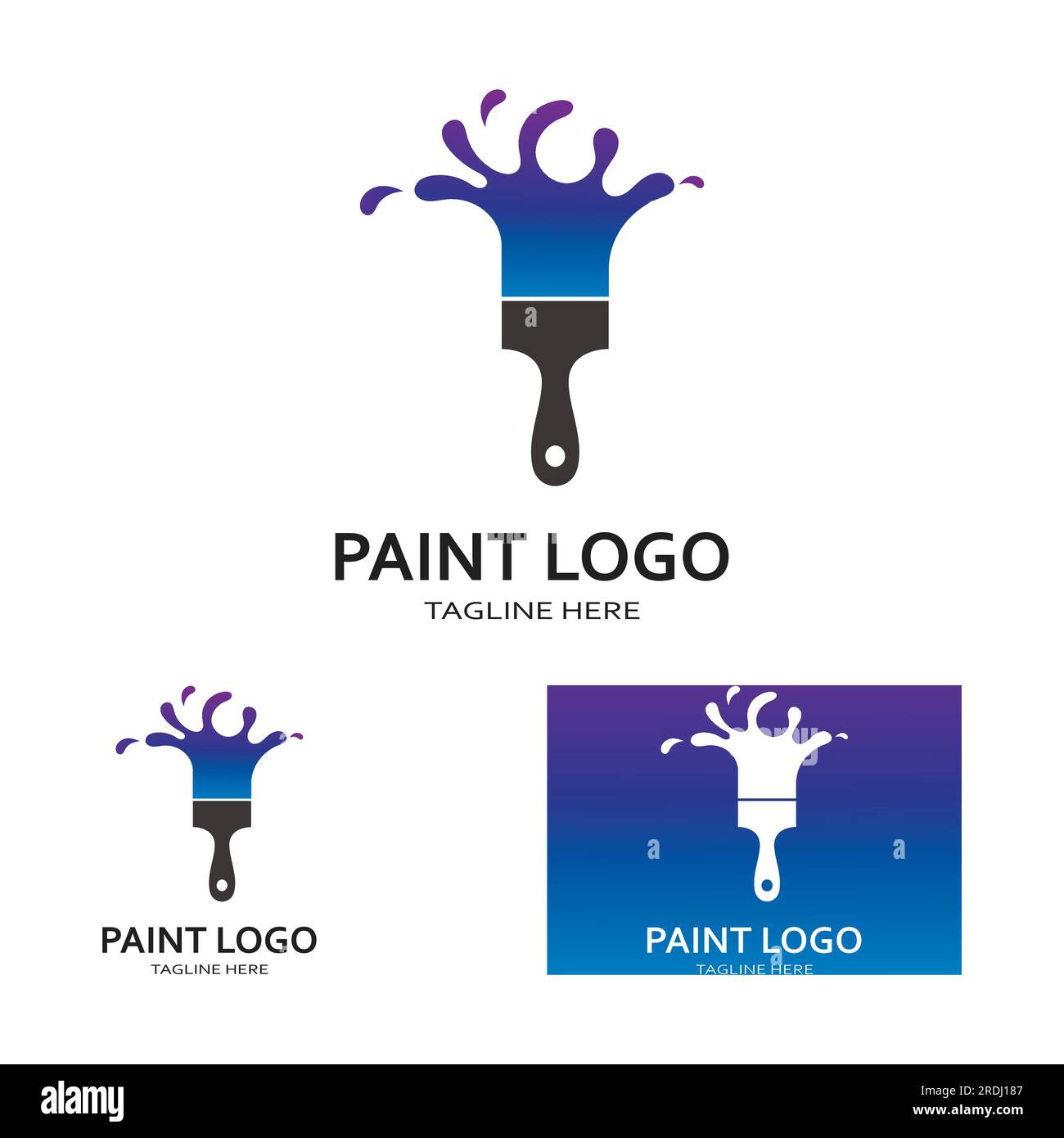 Paint Logo vector icon illustration Stock Vector Image & Art - Alamy