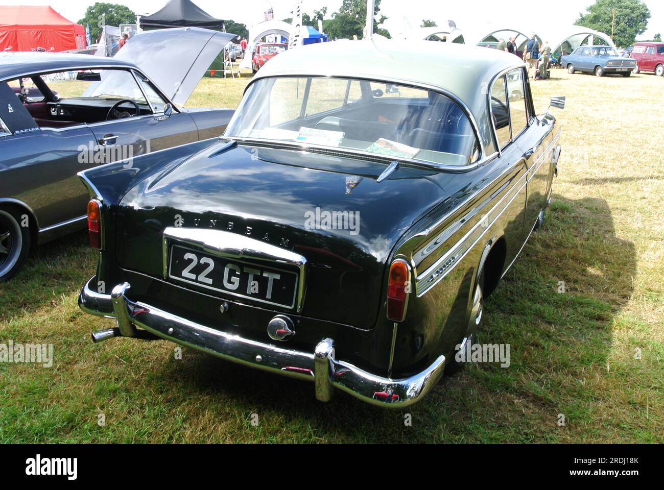 A 1960 Sunbeam Rapier parked on display at the 48th Historic Vehicle ...