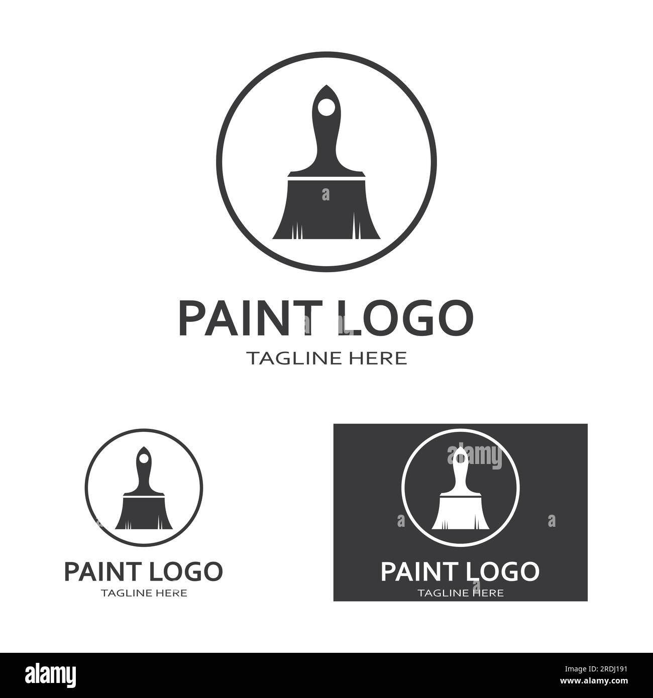 Paint Logo vector icon illustration Stock Vector Image & Art - Alamy