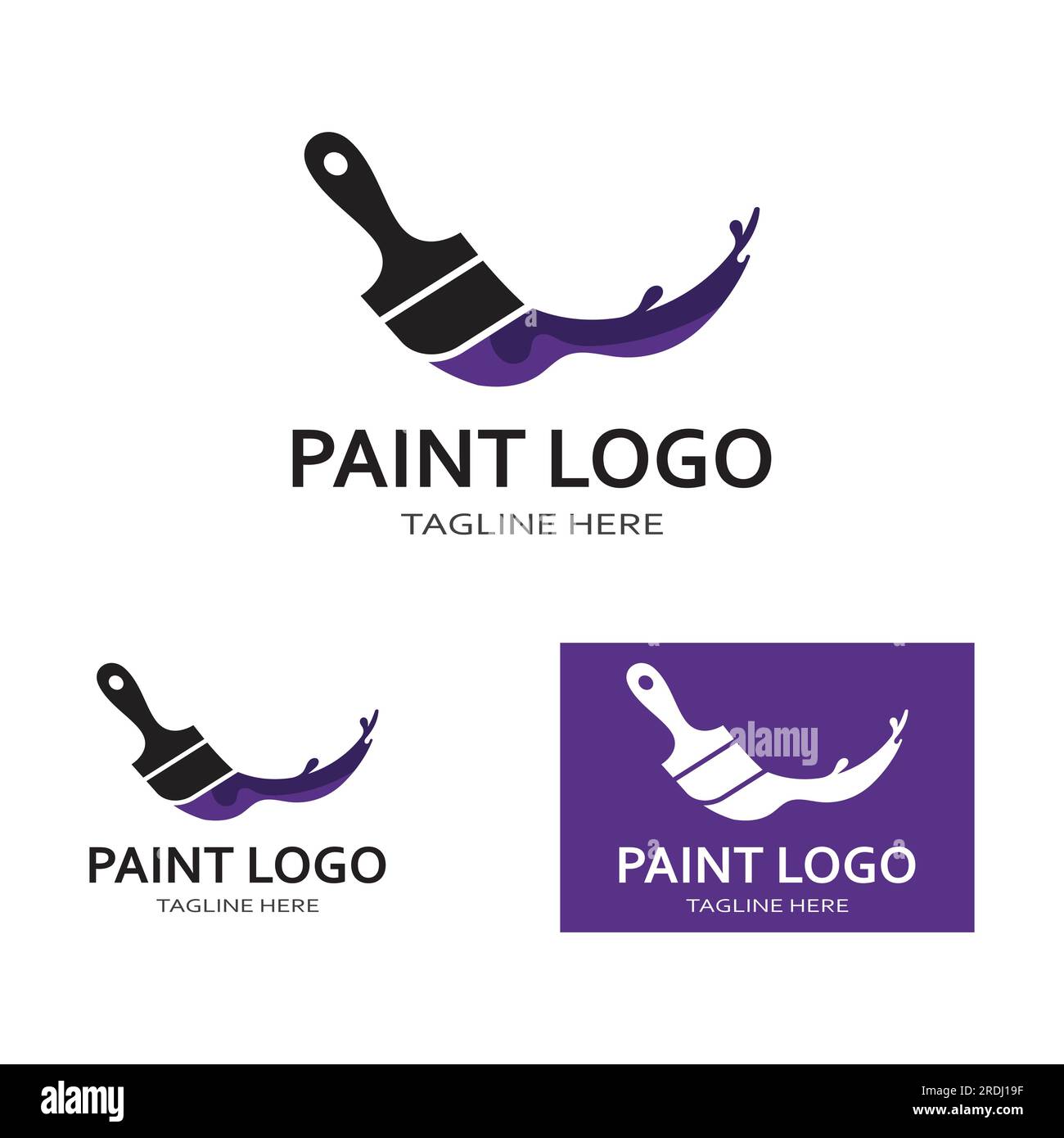 Paint Logo vector icon illustration Stock Vector Image & Art - Alamy