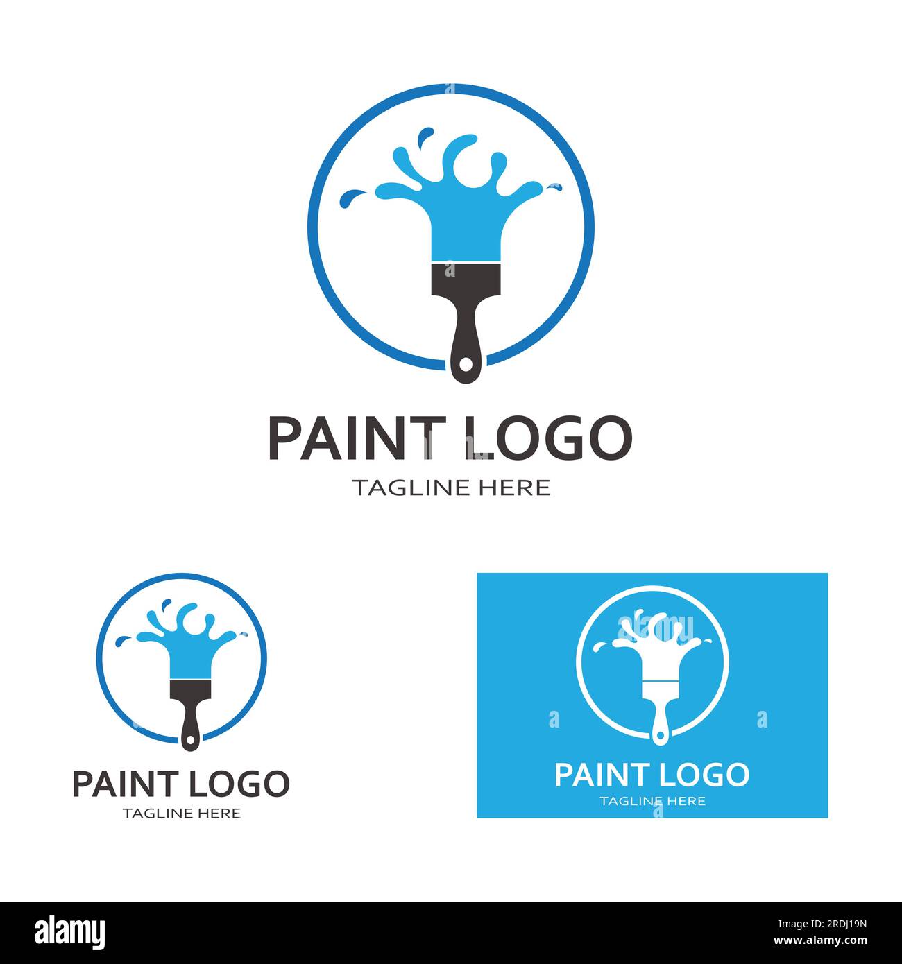Paint Logo vector icon illustration Stock Vector Image & Art - Alamy