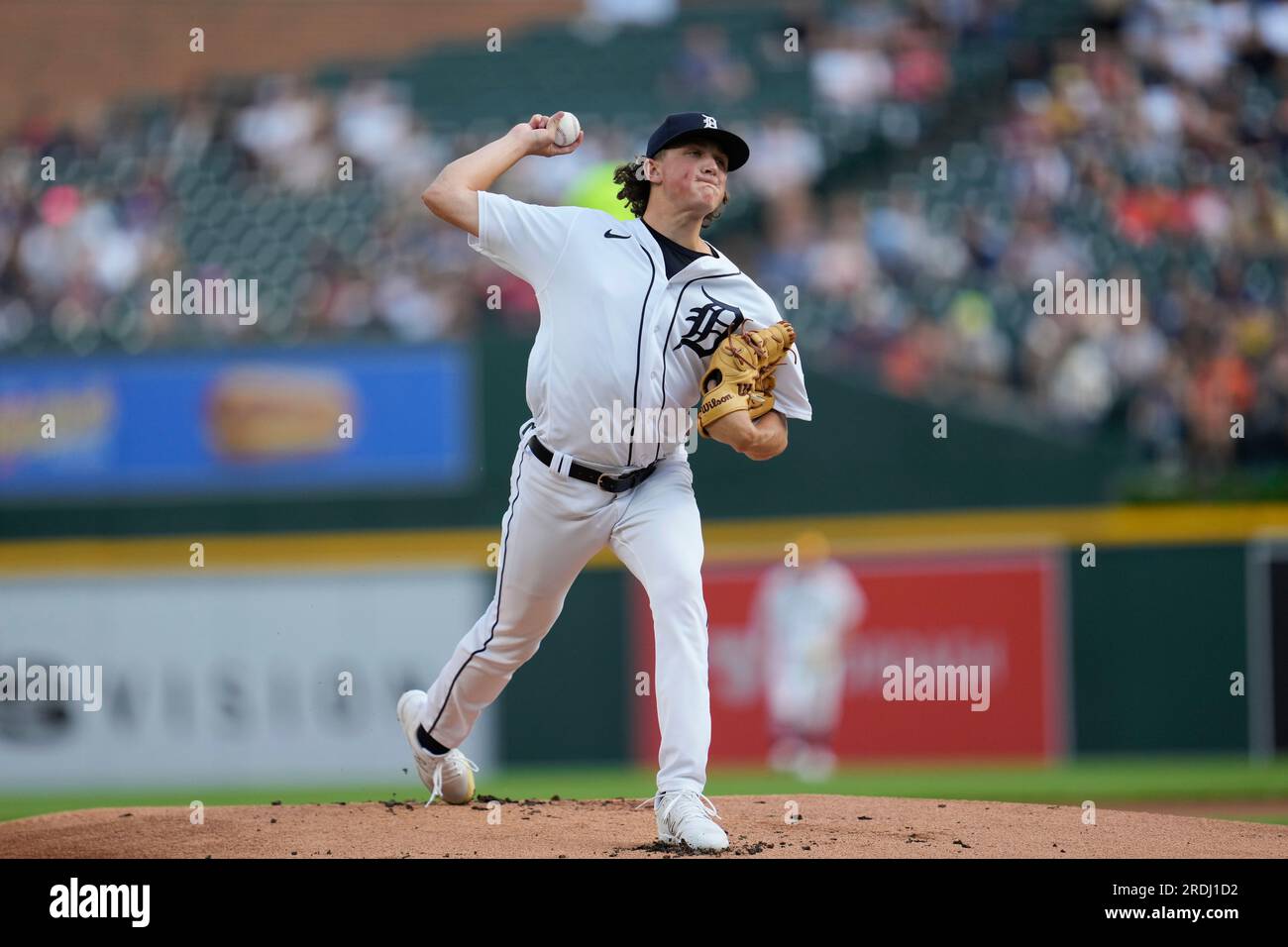 Detroit Tigers pitcher Reese Olson throws against the San Diego Padres ...