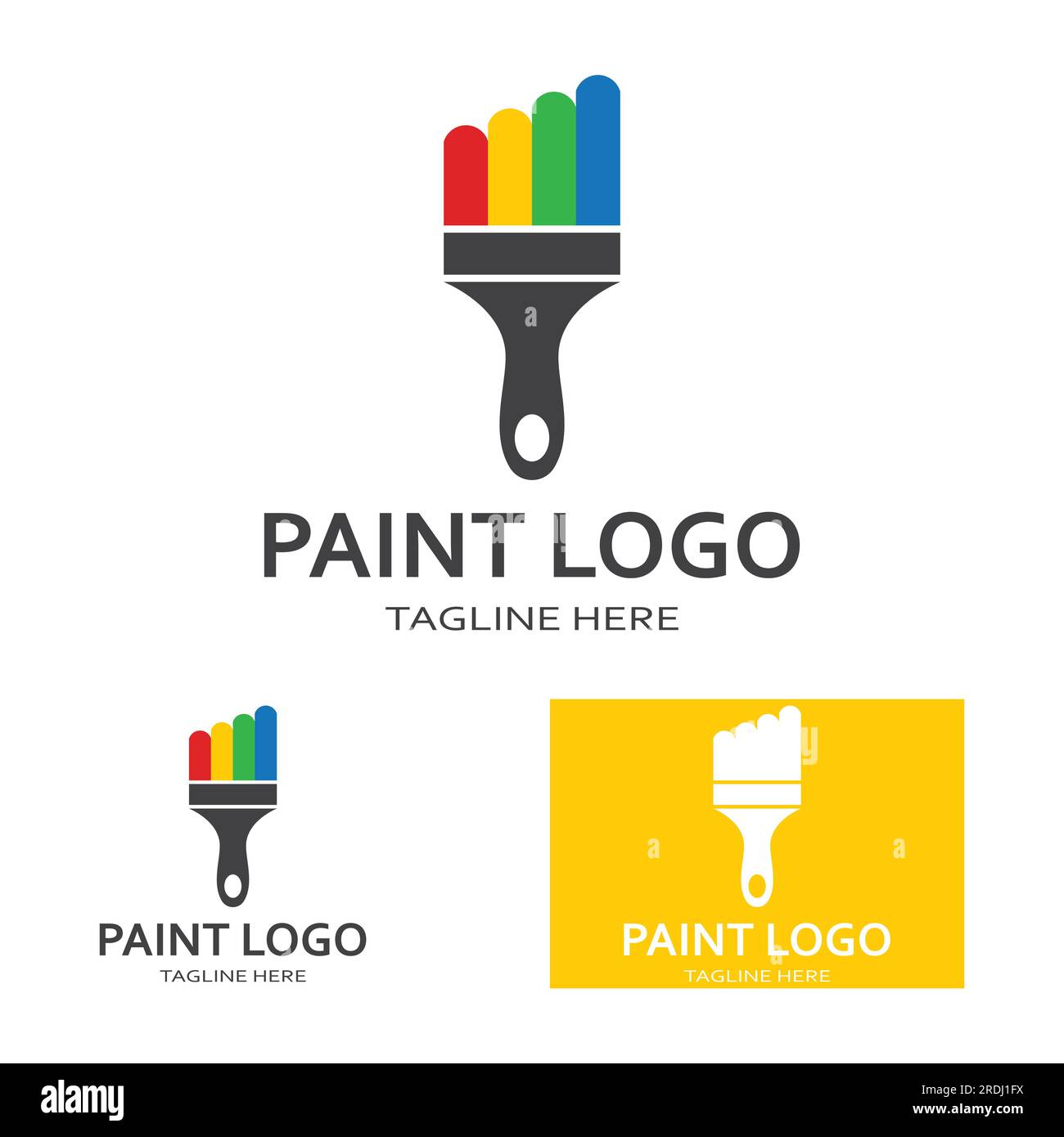 Paint Logo vector icon illustration Stock Vector Image & Art - Alamy