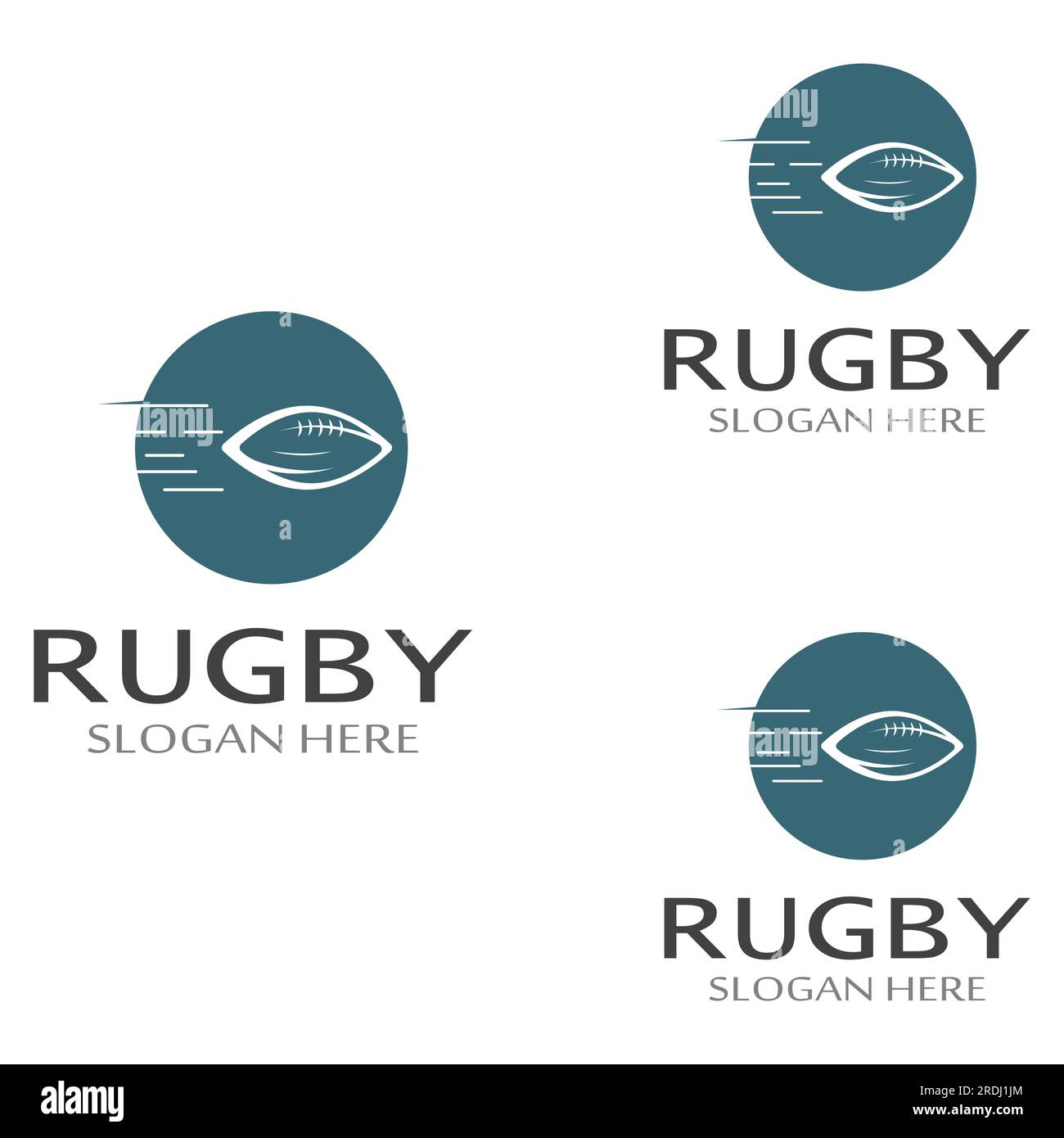 Rugby ball logo. Using vector illustration design concept.Can be used ...