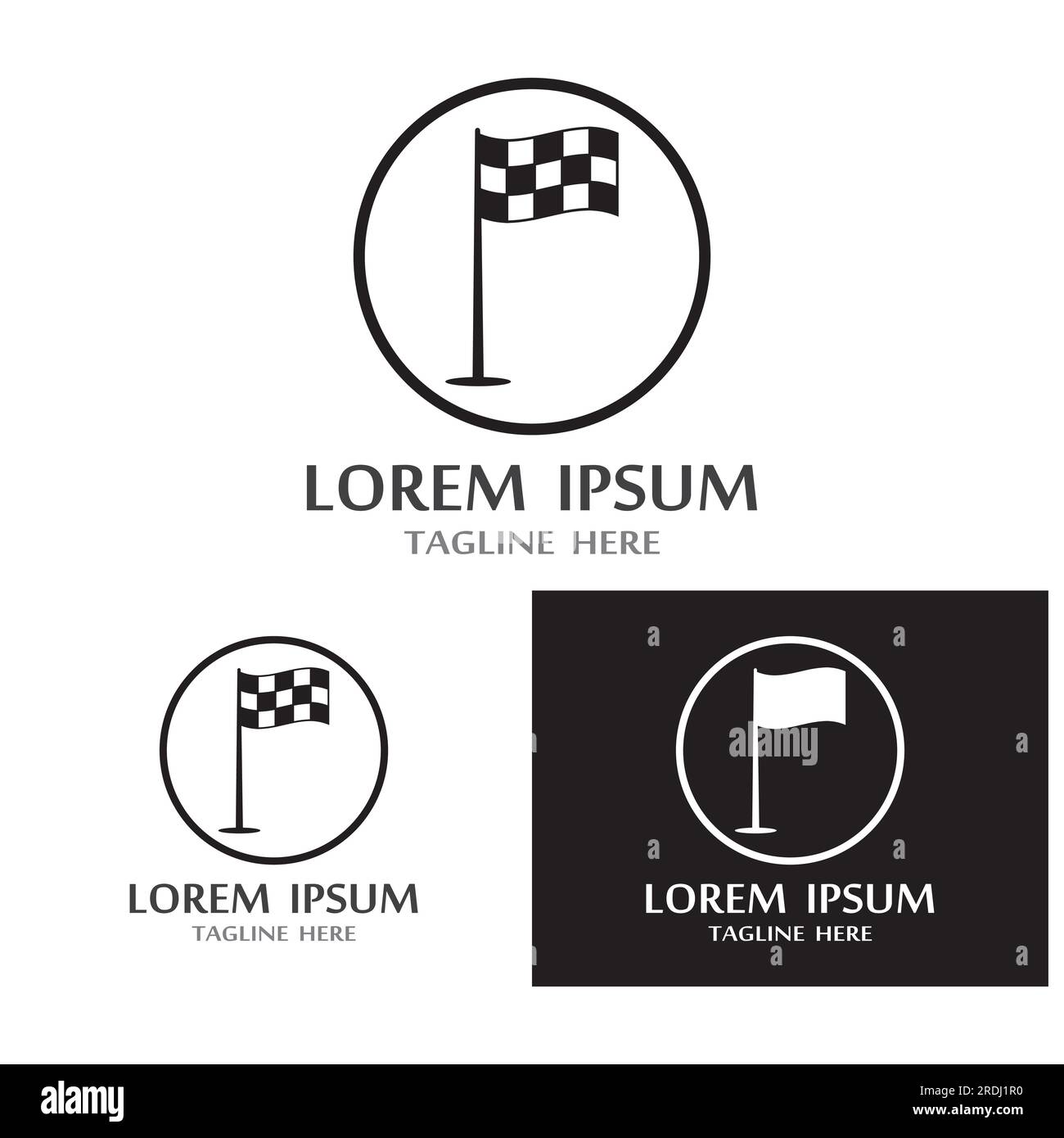 Race flag icon, simple design illustration vector Stock Vector Image ...