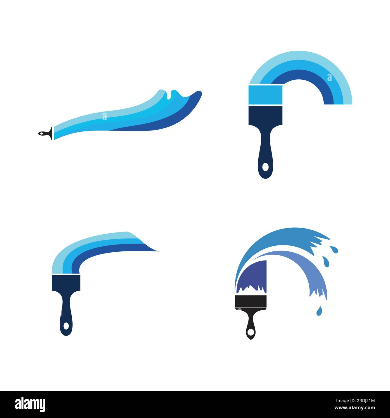 Paint Logo vector icon illustration Stock Vector Image & Art - Alamy