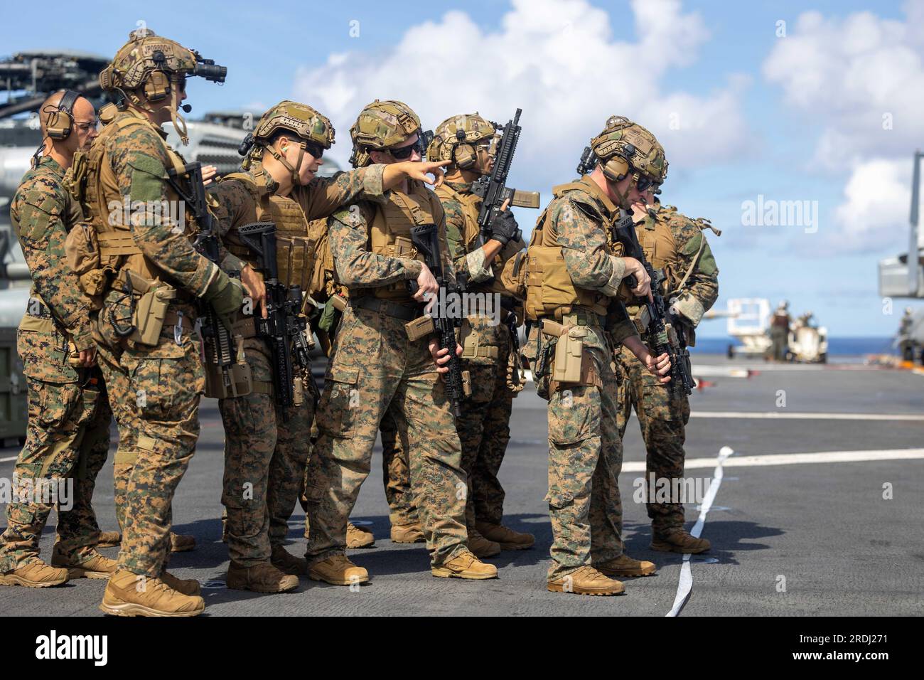 ATLANTIC OCEAN (July 19, 2023) Marines with the Maritime Special ...