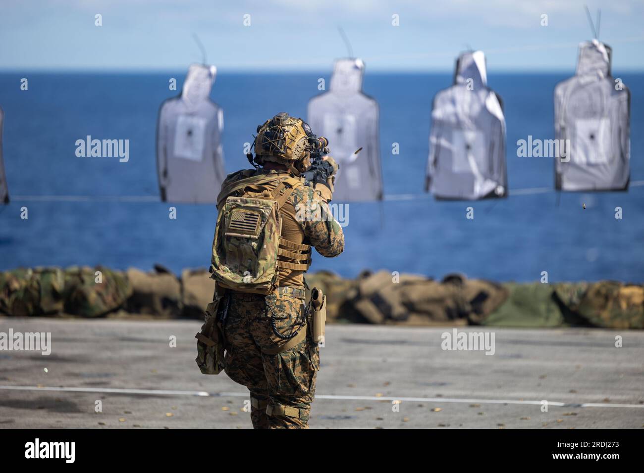 ATLANTIC OCEAN (July 19, 2023) Marines with the Maritime Special ...