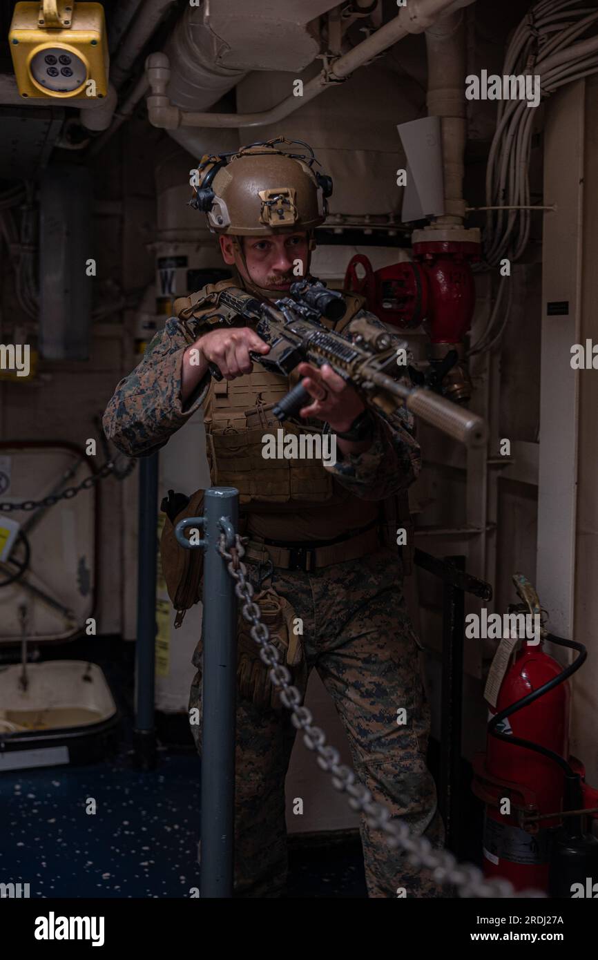 U.S. Marine Corps Pfc. Santos Hernandez, an infantry Marine with ...
