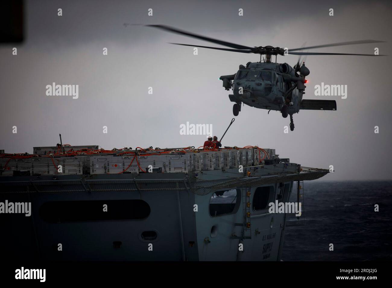 230720-N-TE455-1668 ATLANTIC OCEAN. (July 20, 2023) An MH-60S Sea Hawk ...