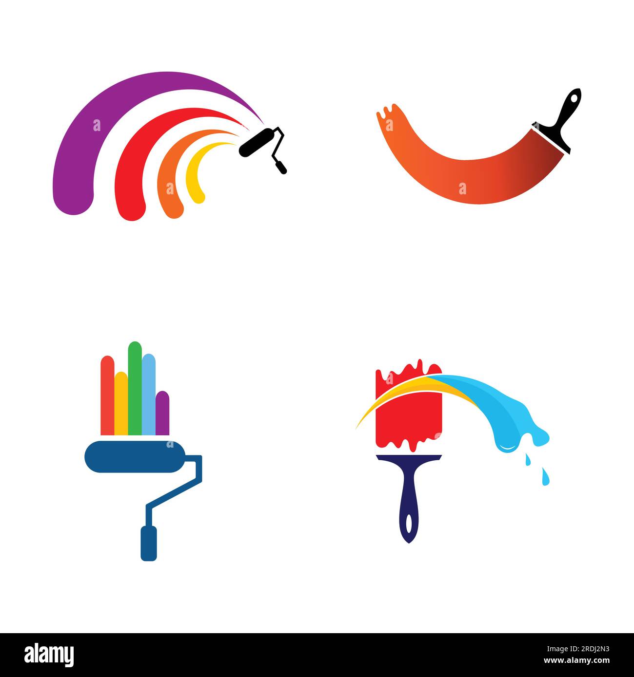 Paint Logo vector icon illustration Stock Vector Image & Art - Alamy