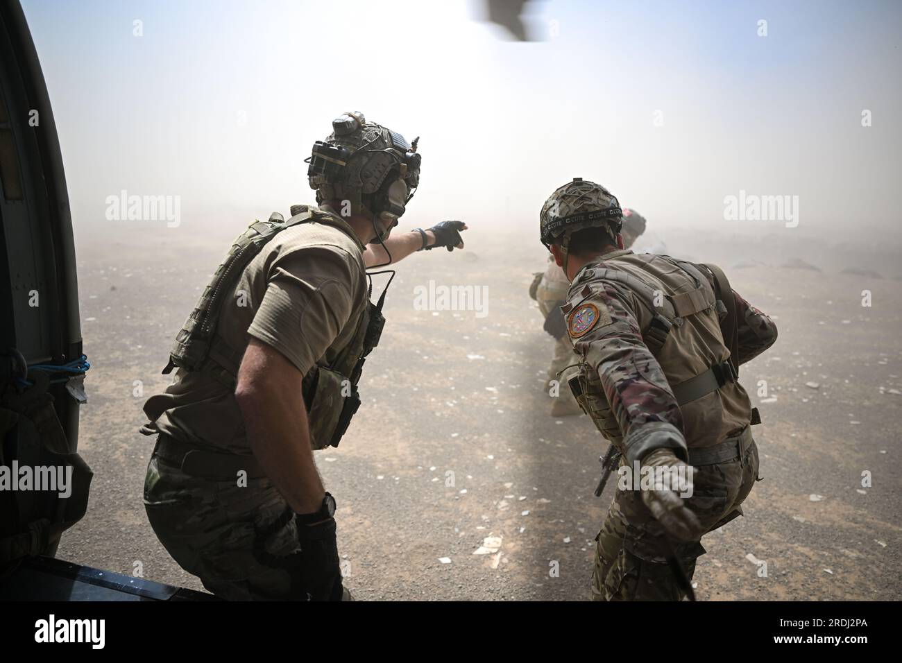 U.S. Air Force Special Warfare operators assigned to the Kentucky Air ...