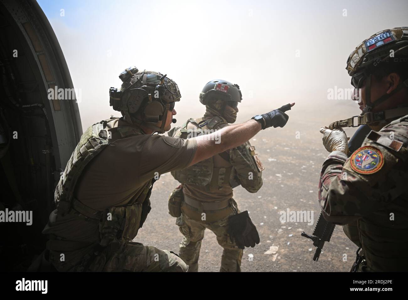 U.S. Air Force Special Warfare operators assigned to the Kentucky Air ...