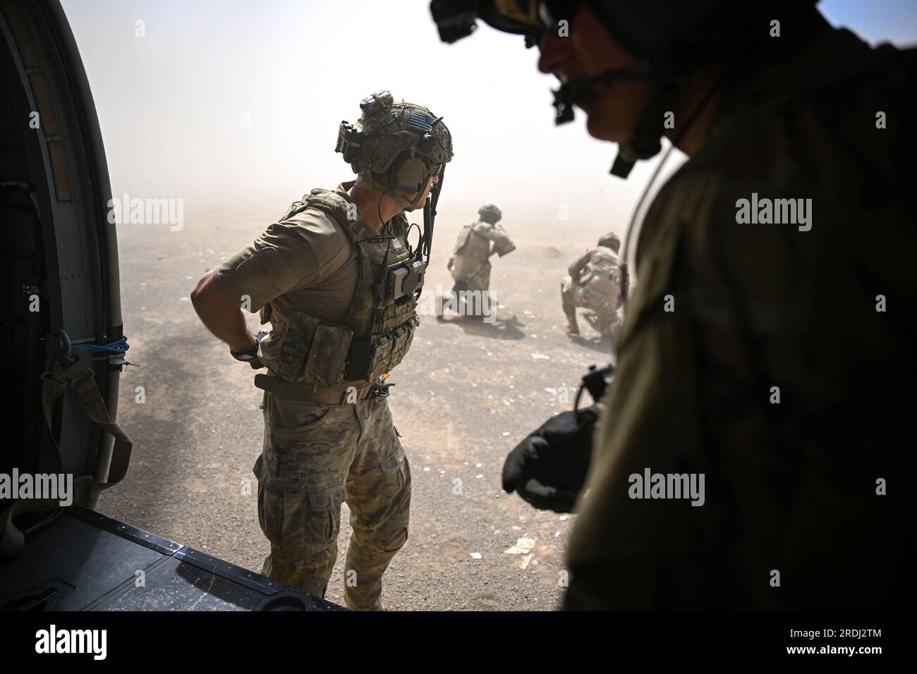 U.S. Air Force Special Warfare operators assigned to the Kentucky Air ...