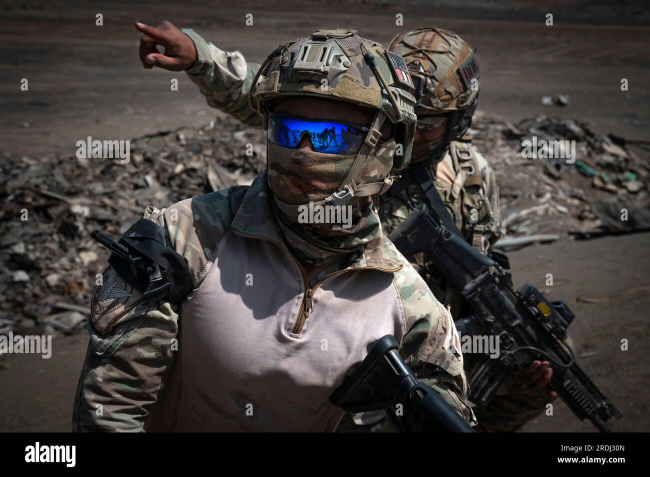 U.S. Air Force Special Warfare operators assigned to the Kentucky Air ...
