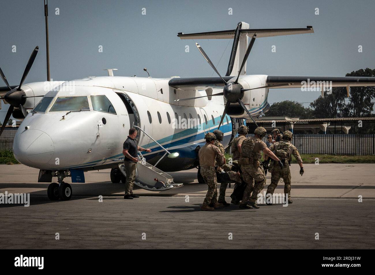 U.S. Air Force Special Warfare operators assigned to the Kentucky Air ...