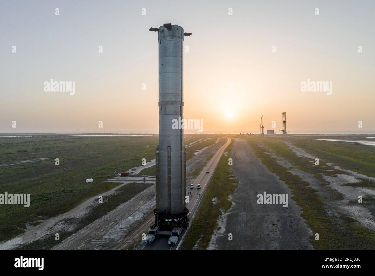 Boca Chica United States 21st July 2023 Spacexs Starship Super