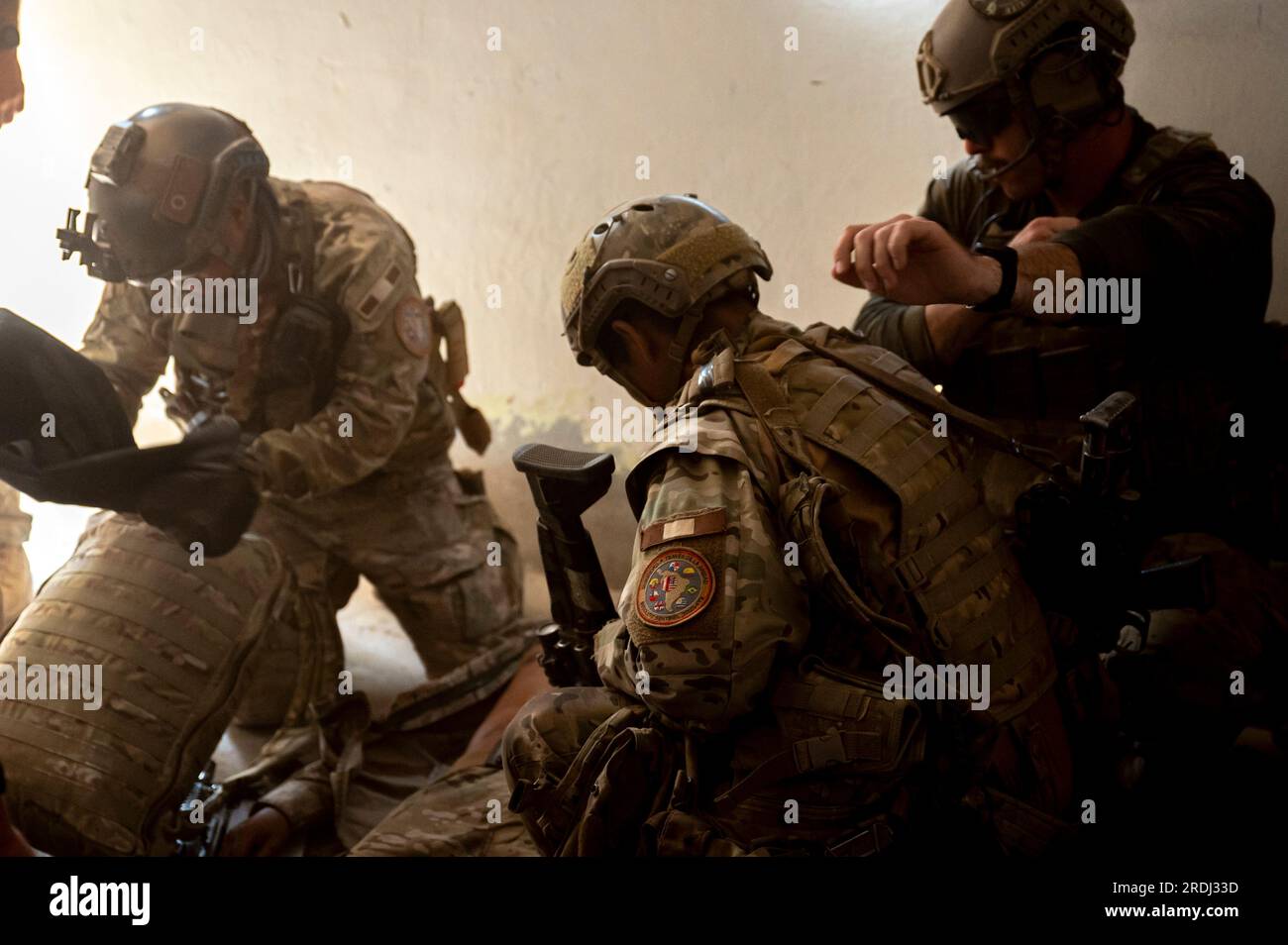 U.S. Air Force Special Warfare operators assigned to the Kentucky Air ...