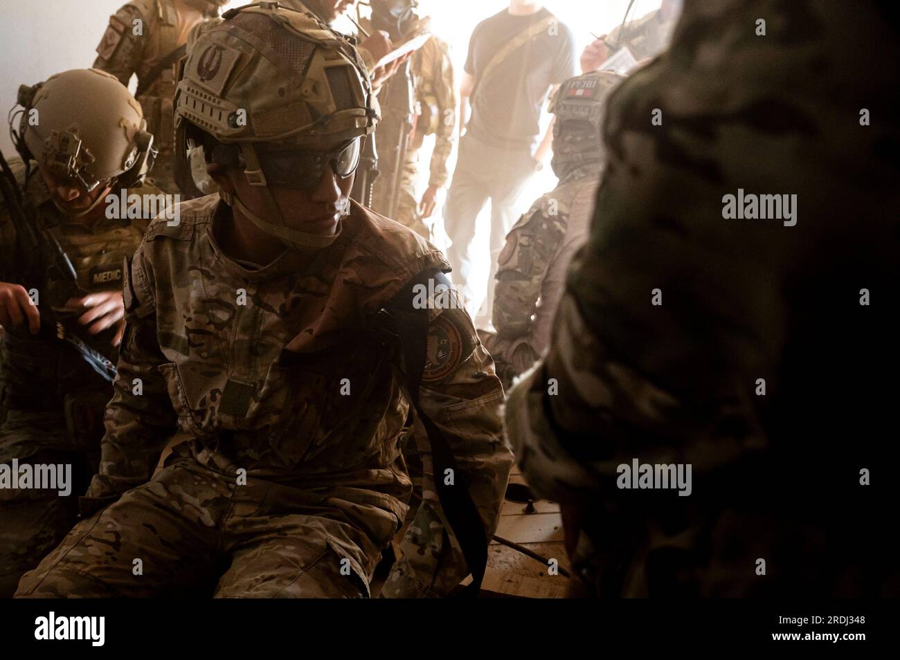 U.S. Air Force Special Warfare operators assigned to the Kentucky Air ...