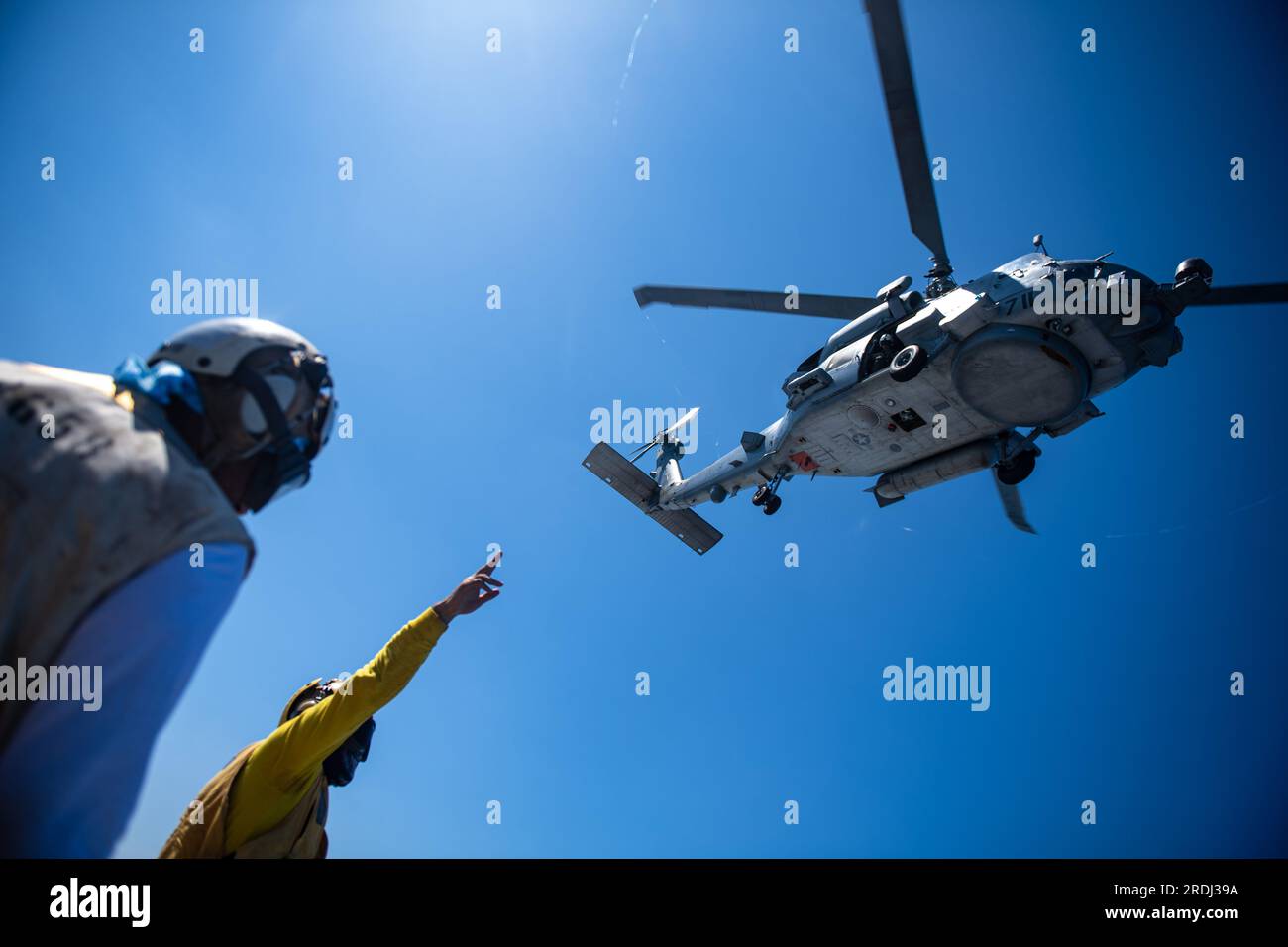 230712-N-OB471-1107 ATLANTIC OCEAN (July 12, 2023) U.S. Navy Boatswains ...