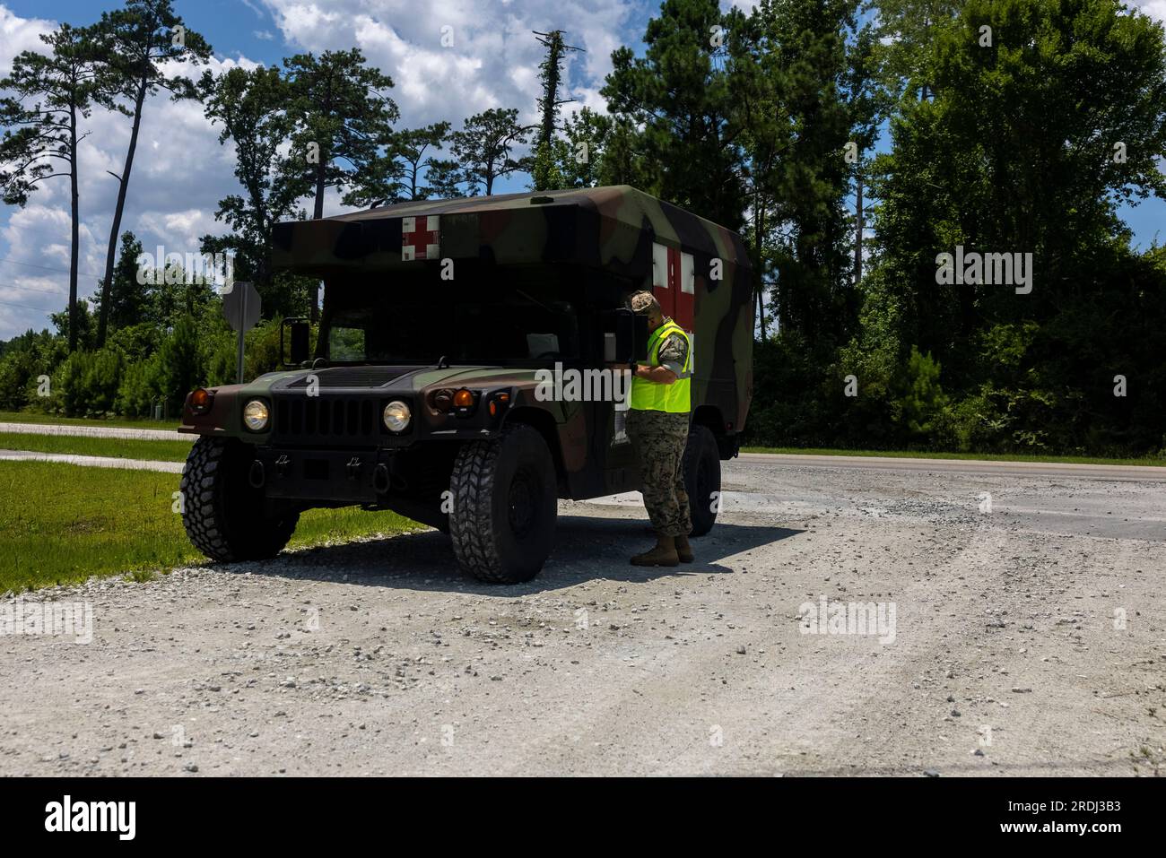 U.S. Marine Corps GySgt. Brian Smith, a chemical biological ...