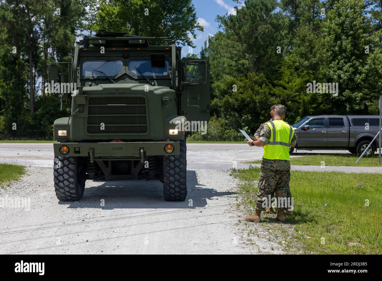 U.S. Marine Corps GySgt. Brian Smith, a chemical biological ...