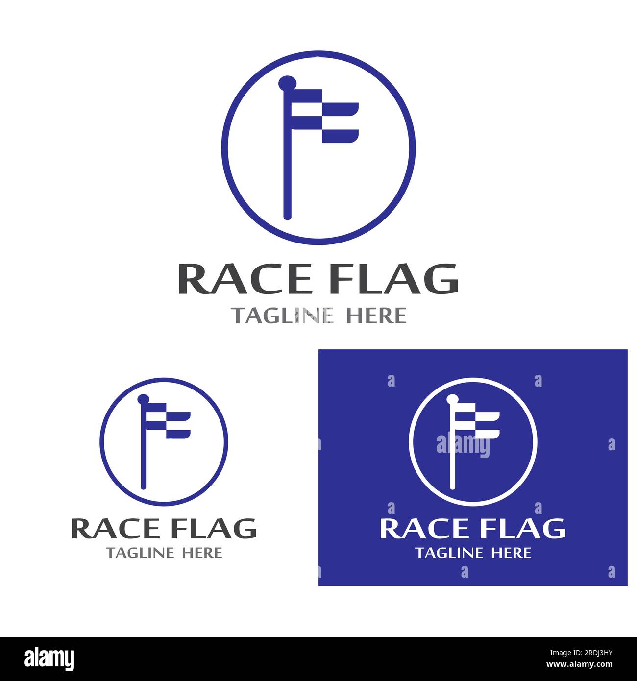 Race flag icon, simple design illustration vector Stock Vector Image ...