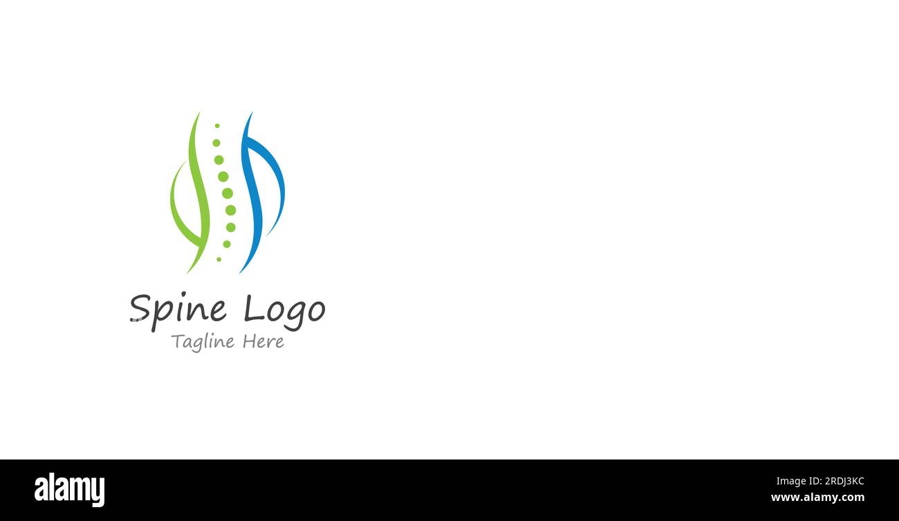 Spinal diagnostics, spine care and spine health.With modern vector icon ...