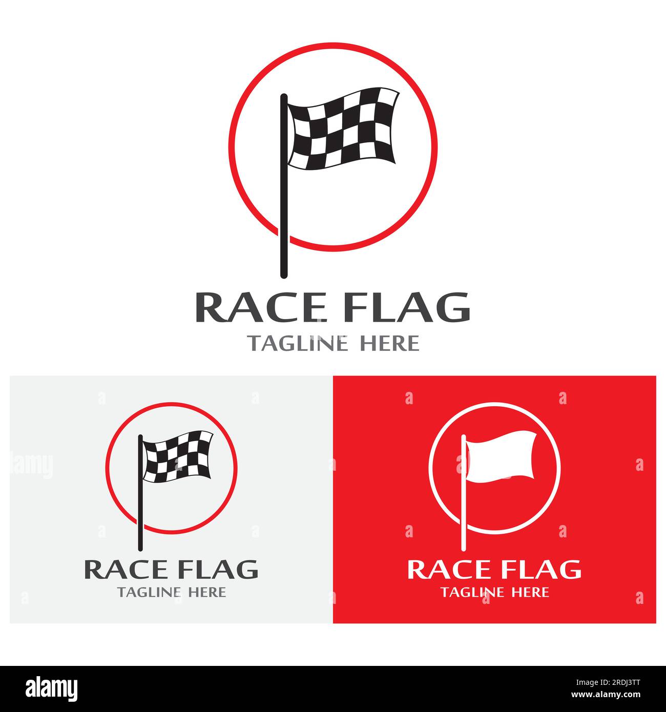 Race flag icon, simple design illustration vector Stock Vector Image ...