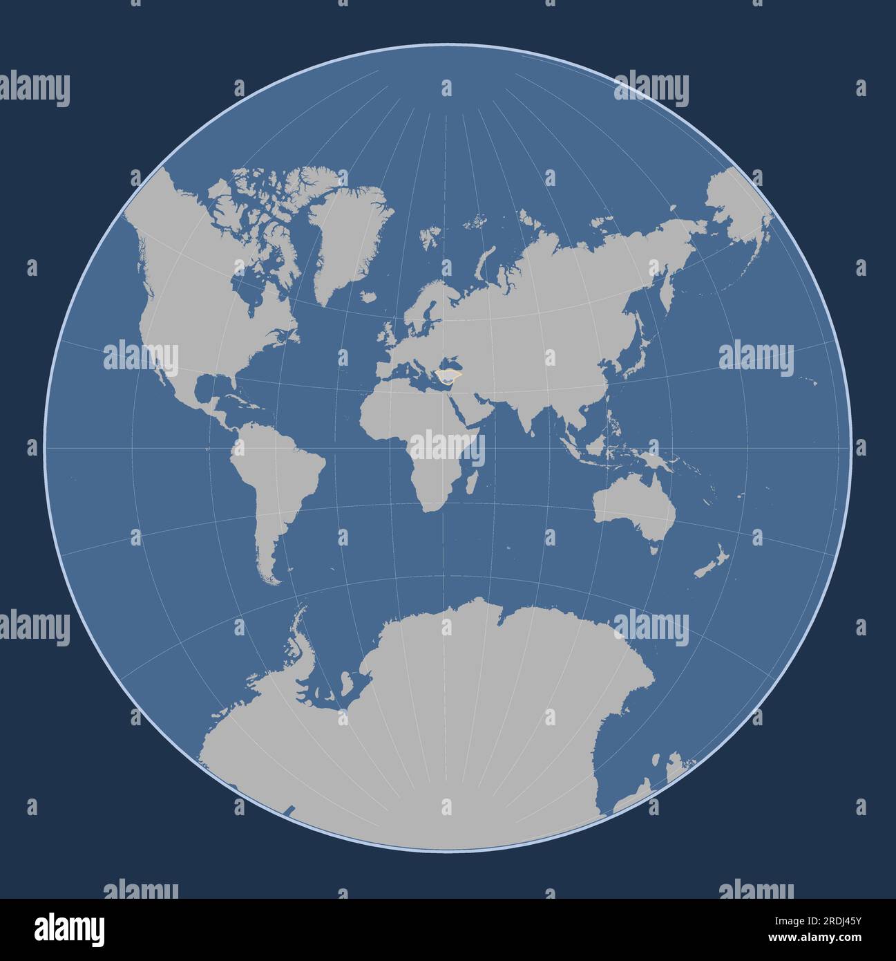 Shape Of The Anatolian Tectonic Plate On The Solid Contour Map In The Lagrange Projection