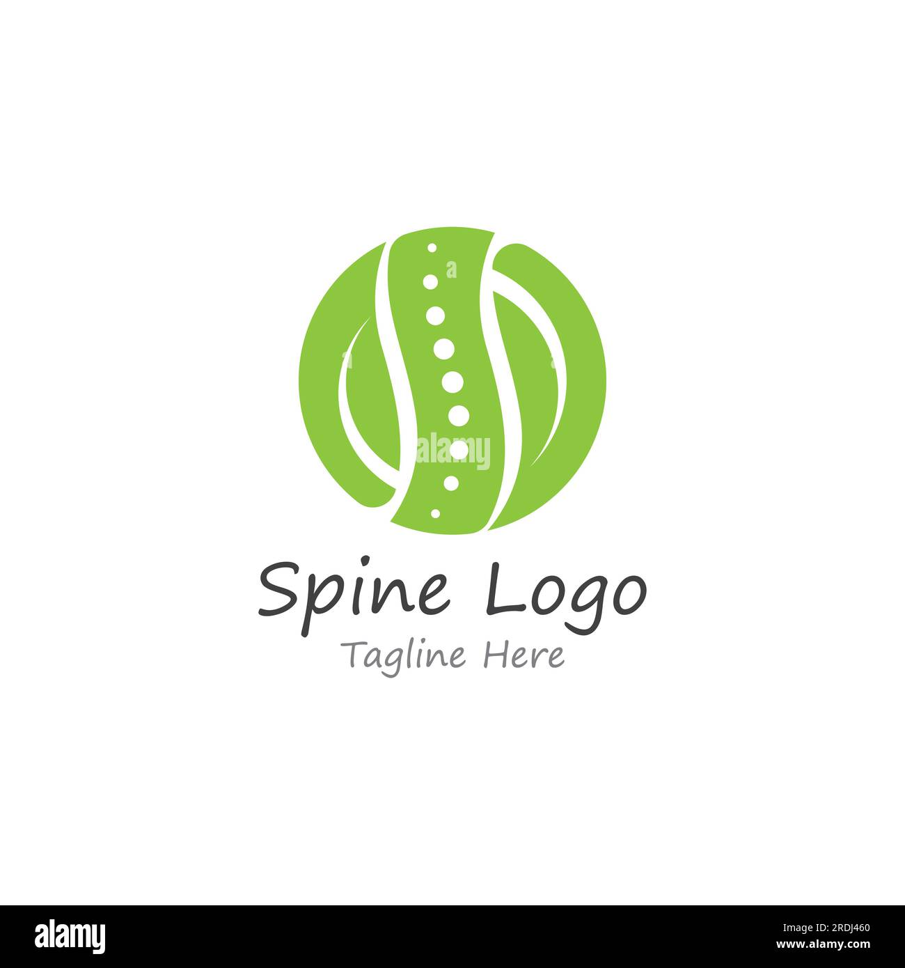 Spinal diagnostics, spine care and spine health.With modern vector icon ...