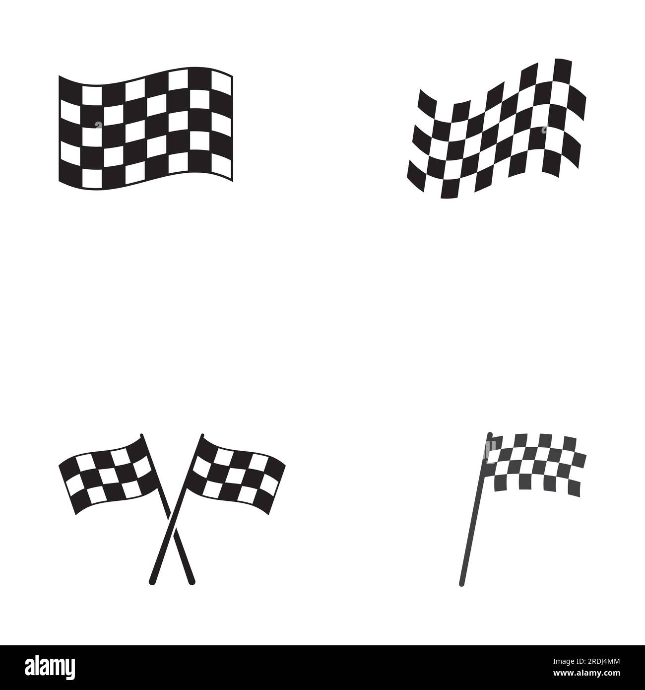 Race flag icon, simple design illustration vector Stock Vector Image ...