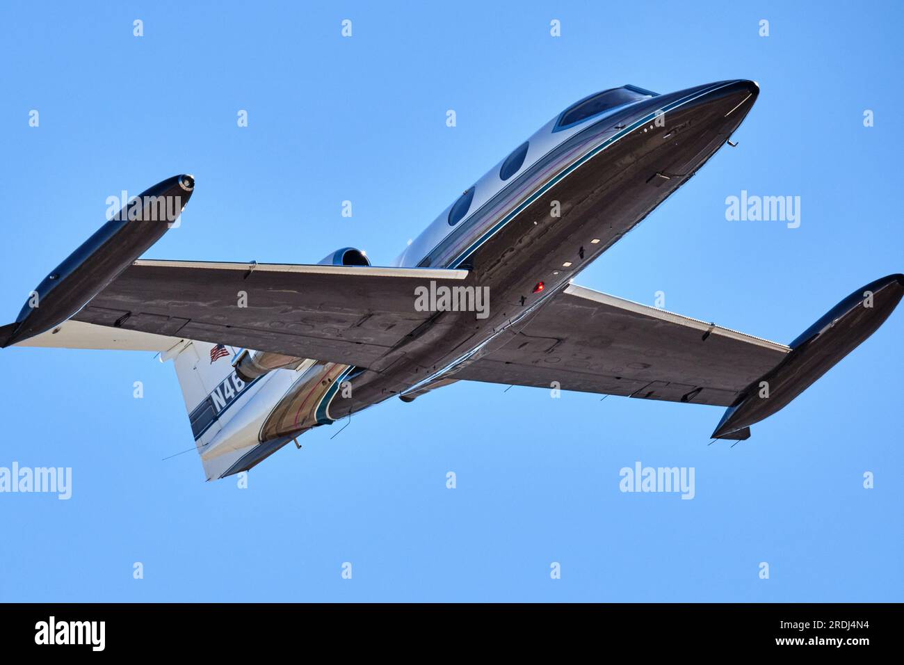 Palm Springs, California, USA. 16th Feb, 2019. Learjet N464CL famous ...