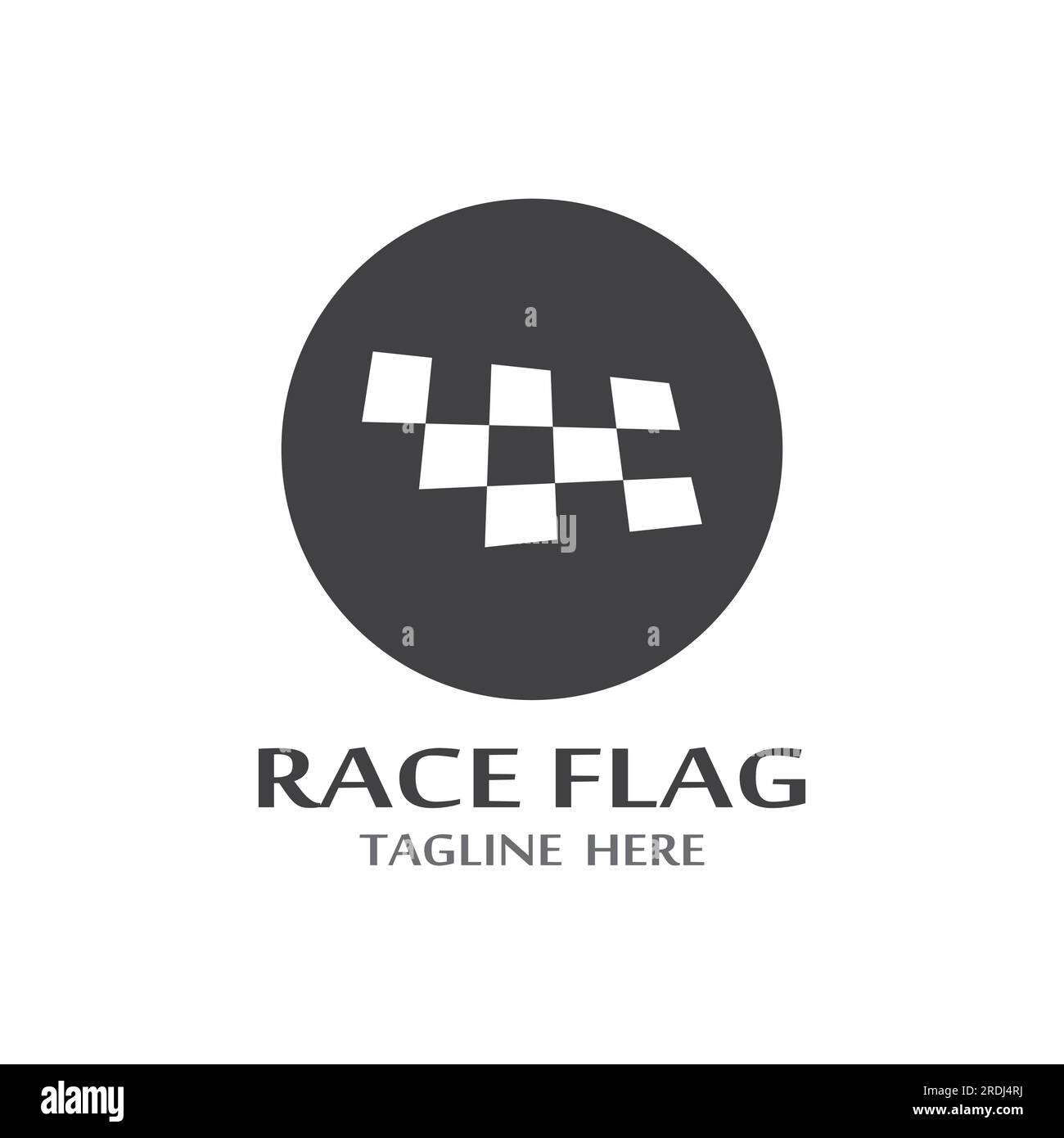 Race flag icon, simple design illustration vector Stock Vector Image ...