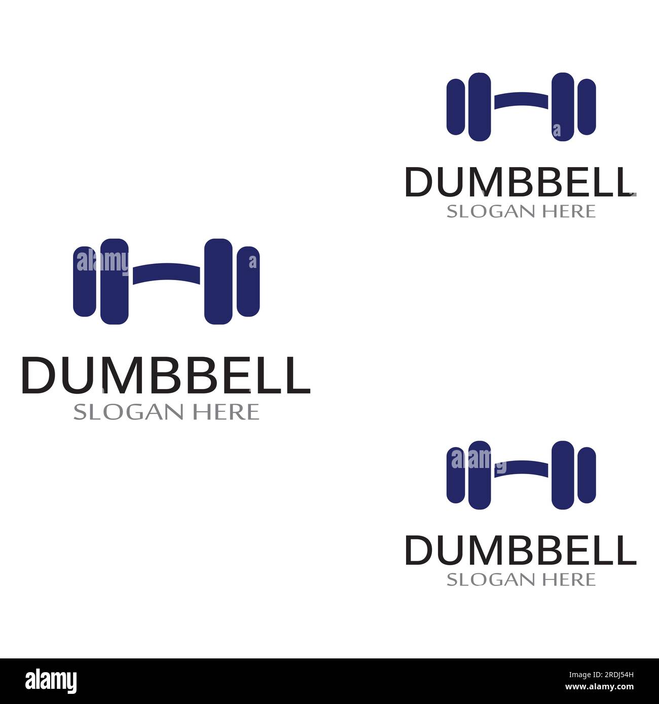 gym fitness silhouette logo and barbell.Design for fitness gym and ...