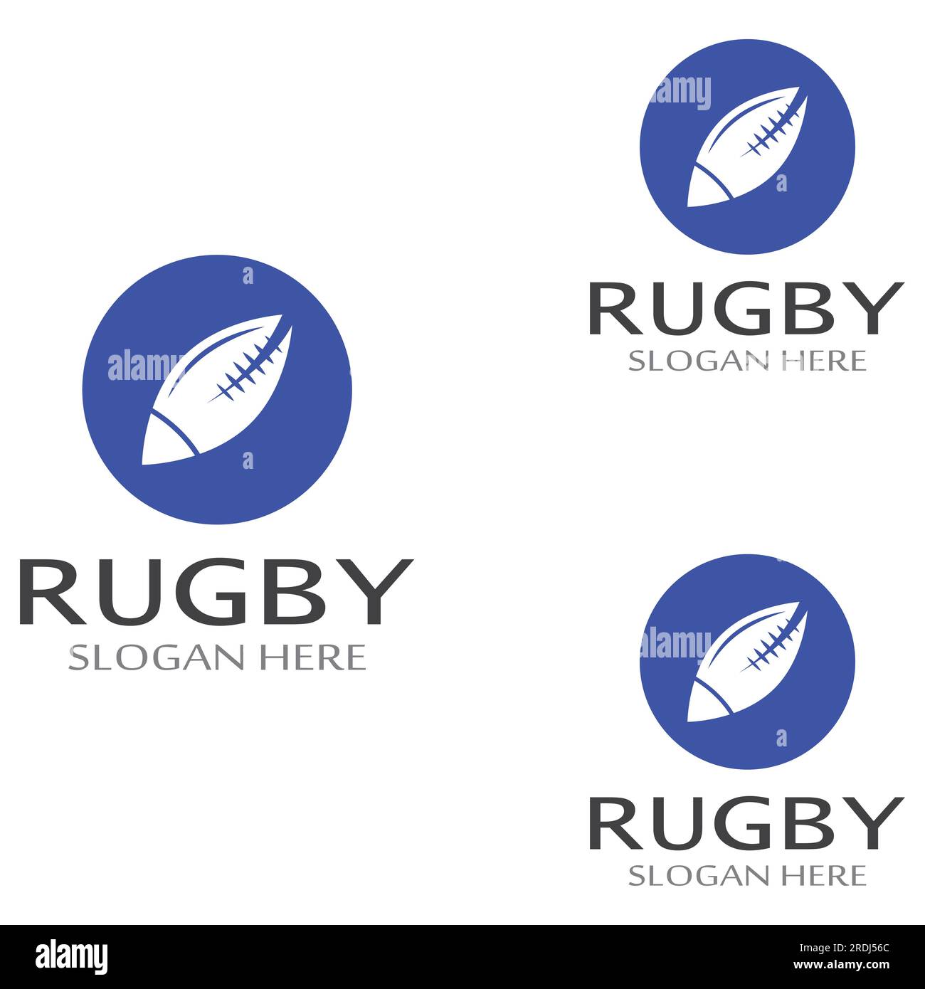 Rugby ball logo. Using vector illustration design concept.Can be used ...