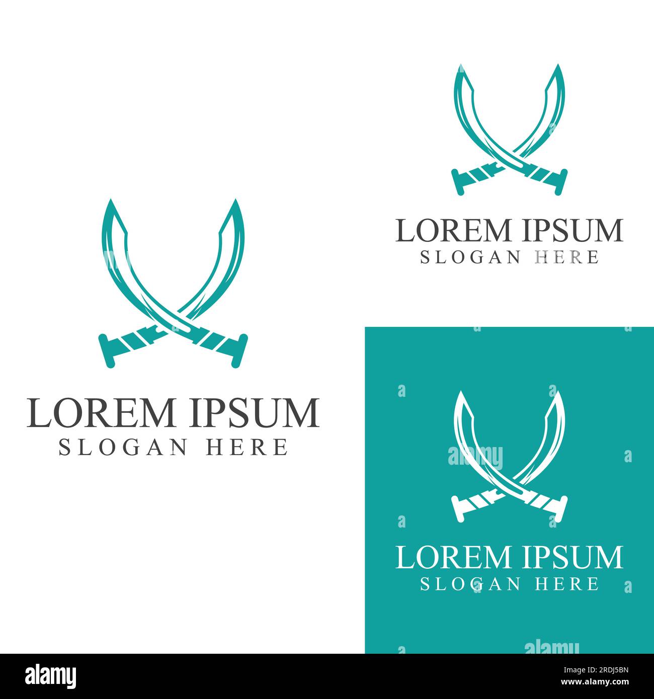 Sword, shield and king's sword logo. Logo vector design Stock Vector ...