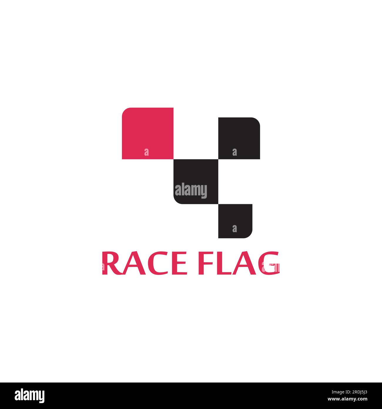 Race flag icon, simple design illustration vector Stock Vector Image ...
